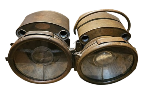 1900's BRG Carbide Headlights Set of 2 | Front | Clear | Headlight Assembly