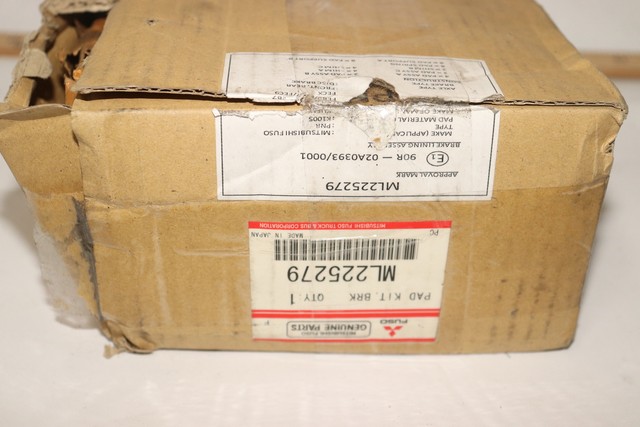 ML225279 Mitsubishi OEM Genuine Pad Kit FR Brake for sale online | eBay