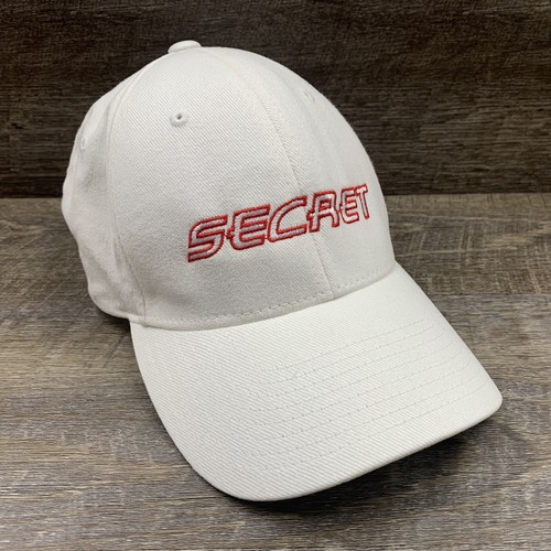SECRET Hat Baseball Ball Cap Flex FITTED Adult White MYRTLE BEACH ...