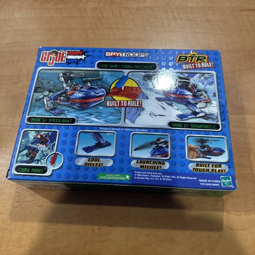 GI Joe BTR Built To Rule 6501 Cobra Moccasin w/ MORAY Action Figure ...