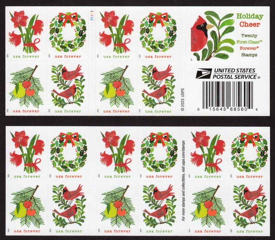 Scott #6036b (6033) Holiday Cheer Booklet of 20 Stamps - Sealed | eBay