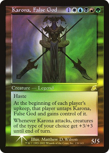 FOIL Karona, False God ~ Scourge [ Excellent ] [ Magic MTG ] | eBay