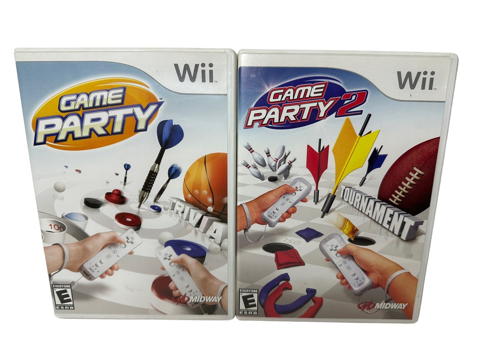 Nintendo Wii Game Party 1 Game Party 2 Lot Video Game With Manual And ...