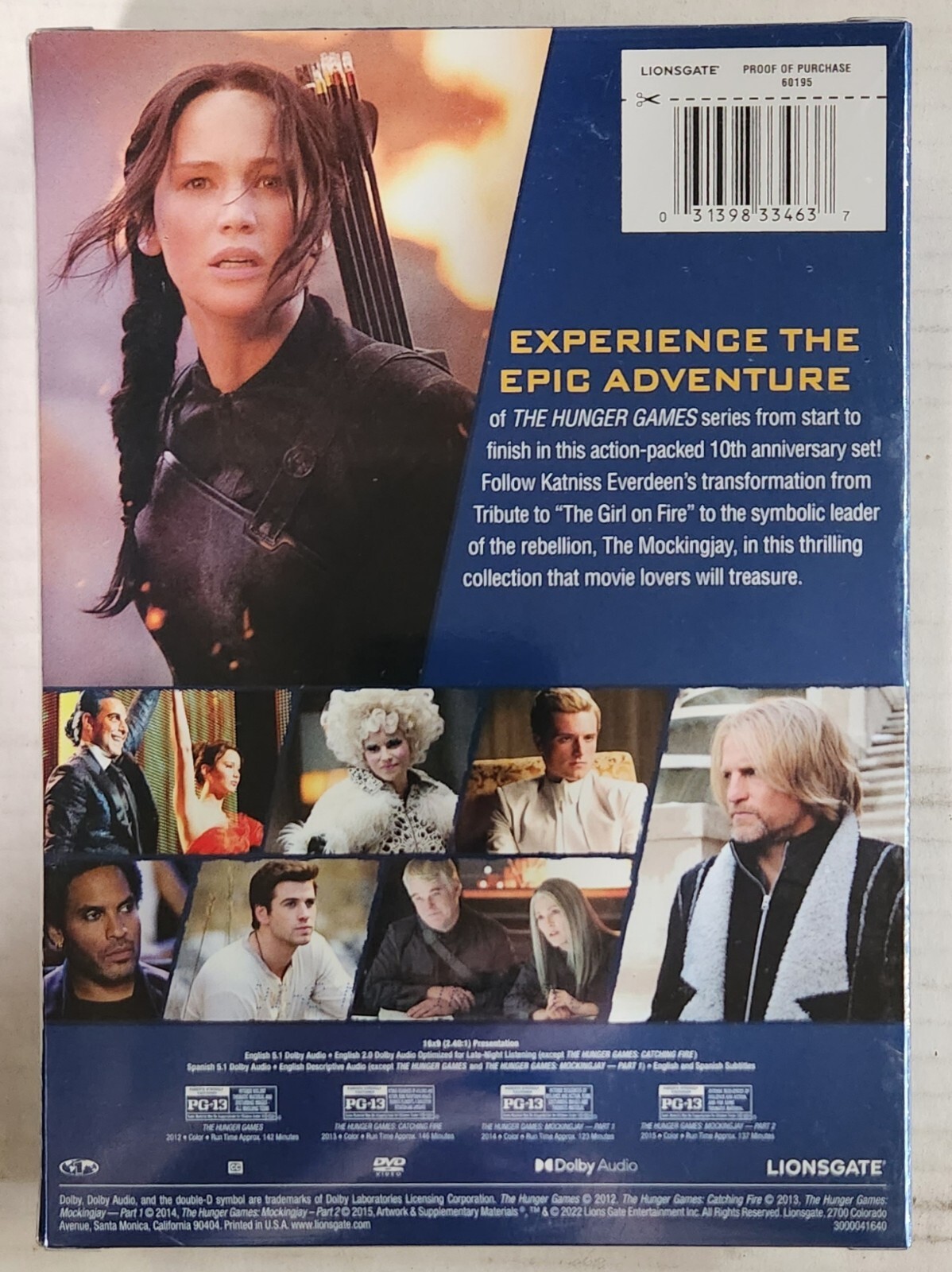 Hunger Games Dvd Cover