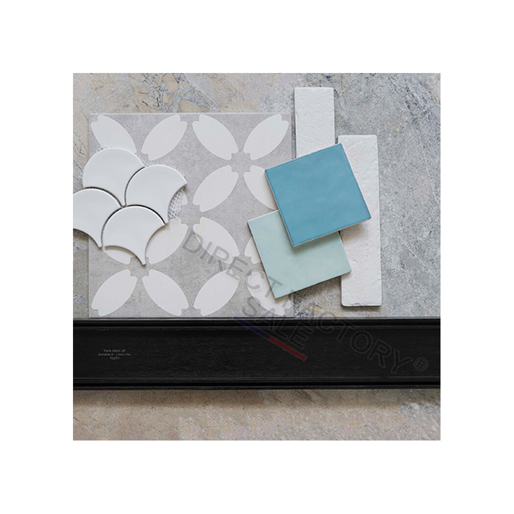 300-3900mm Black Shower Grate Drain Smart Tile Insert Floor 40/50/72 ...