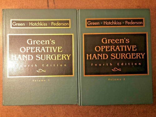 GREEN'S OPERATIVE HAND SURGERY BY GREEN-4TH EDITION 2 VOLUME SET | eBay