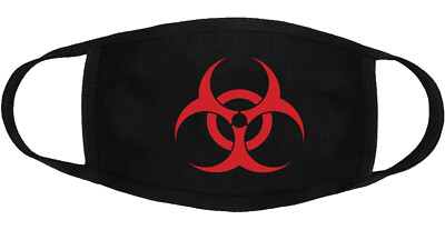Biohazard - Face Mask Cover Adult Youth Fashion 3 Layers Custom Made in ...