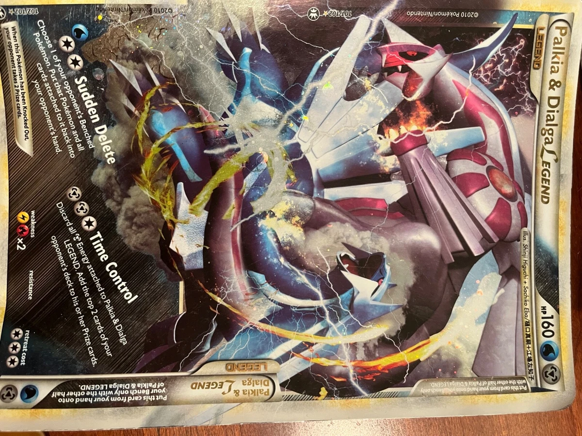 Pokemon Dialga And Palkia Card