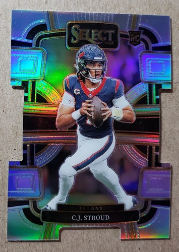 2023 Panini Select Silver Prizm Die Cut C.J. Stroud RC #41 Houston ...
