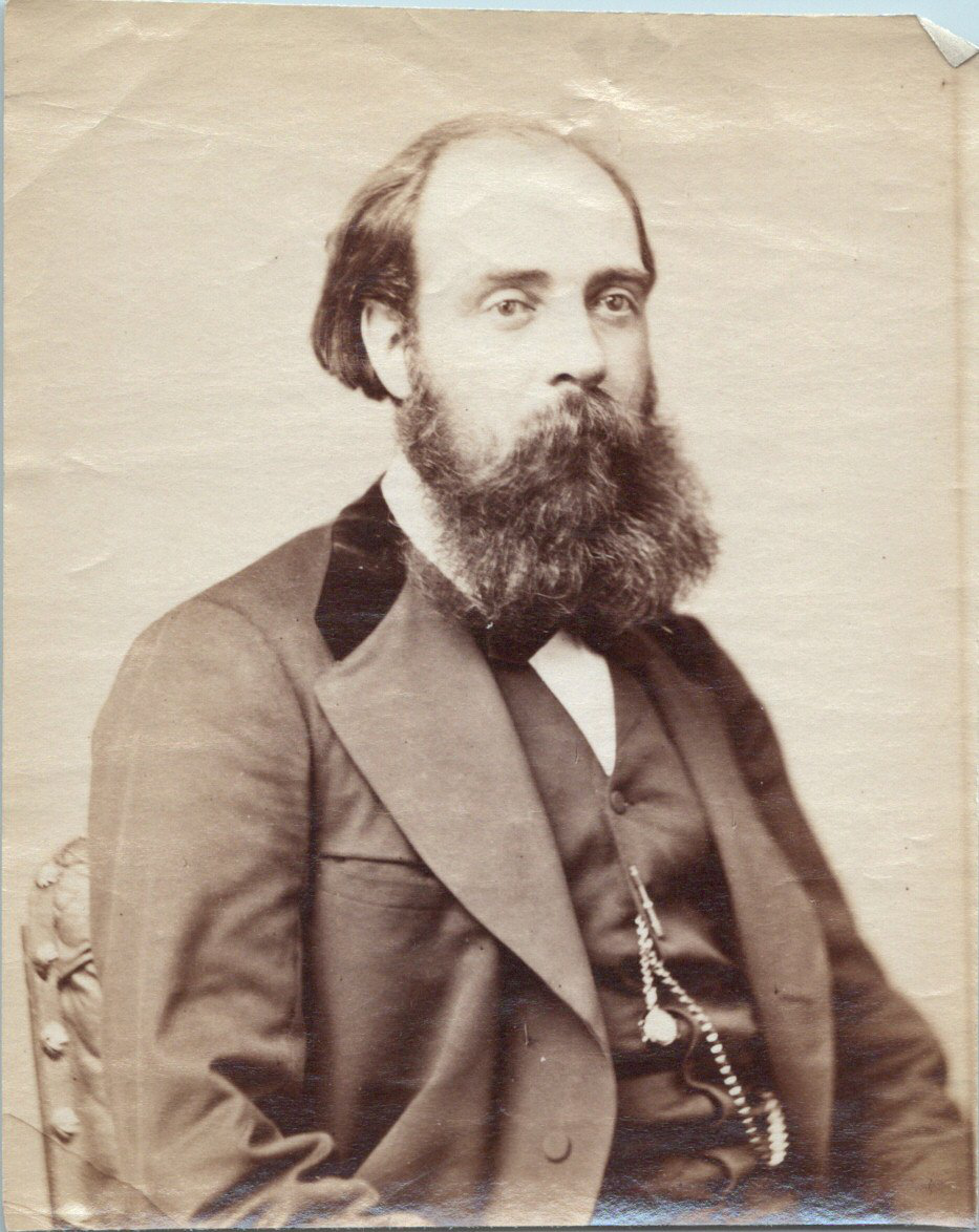 Hector Malot Vintage albumen print.Hector-Henri Malot dit Hector Malot ...