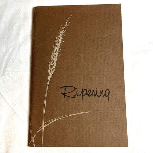 Ripening Trade Paperback Book Of Poems By Carol Frederick Rasor 1974 ...