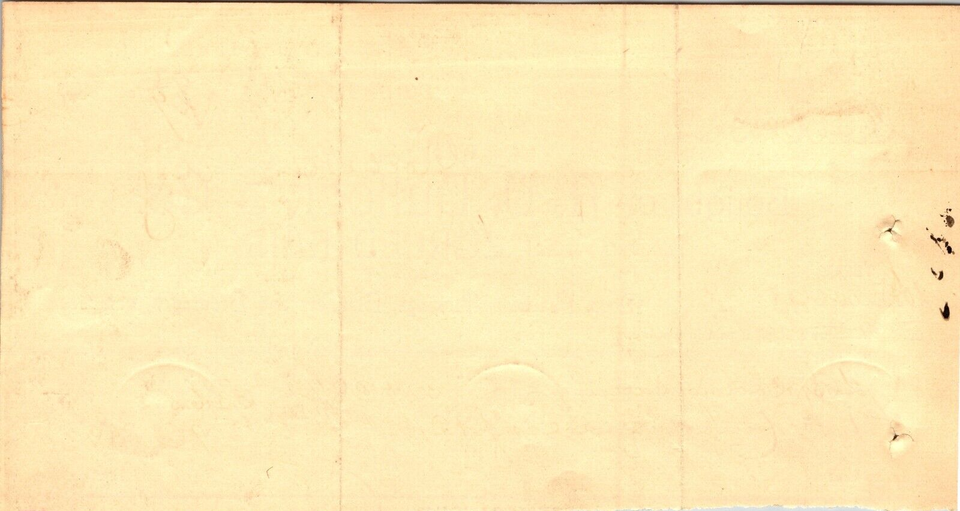 Bullock & Co Cincinnati OH 1883 Billhead Curled Hair Moss Feathers ...