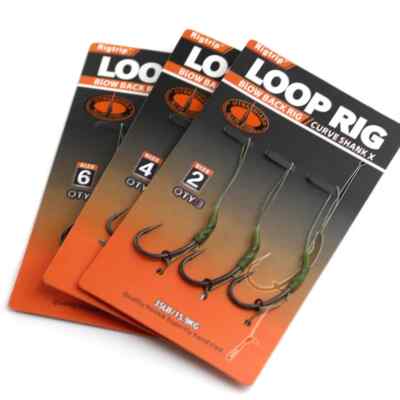 Carp Fishing Hair Rig Loop Rigs ready-tied sections used with Booms ...