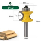 8mm Shank Bullnose Router Bit Set Bead Edge Moulding Profile Dowels ...