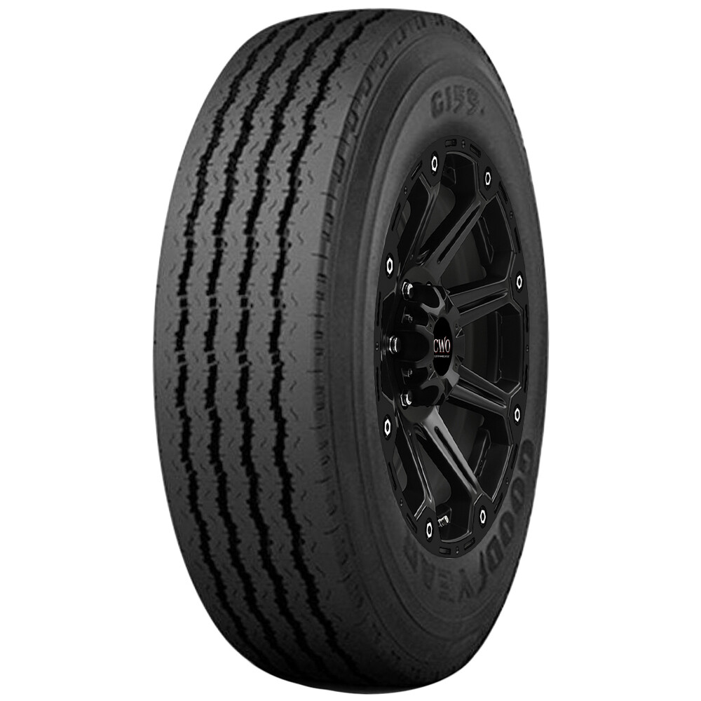 (QTY 4) 265/70R19.5 Goodyear G159 AP RIB 75G Load Range G Black Wall ...