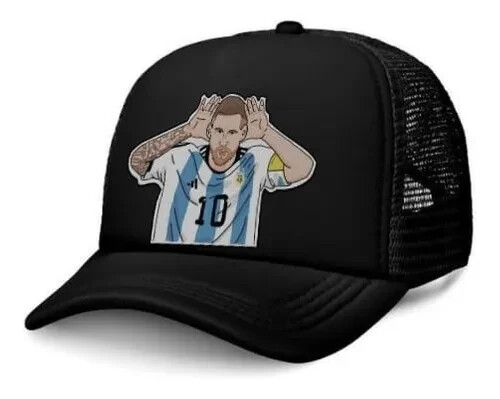 LEO MESSI - BLACK TRUCKER HAT - CAP - NEW - Argentina | eBay