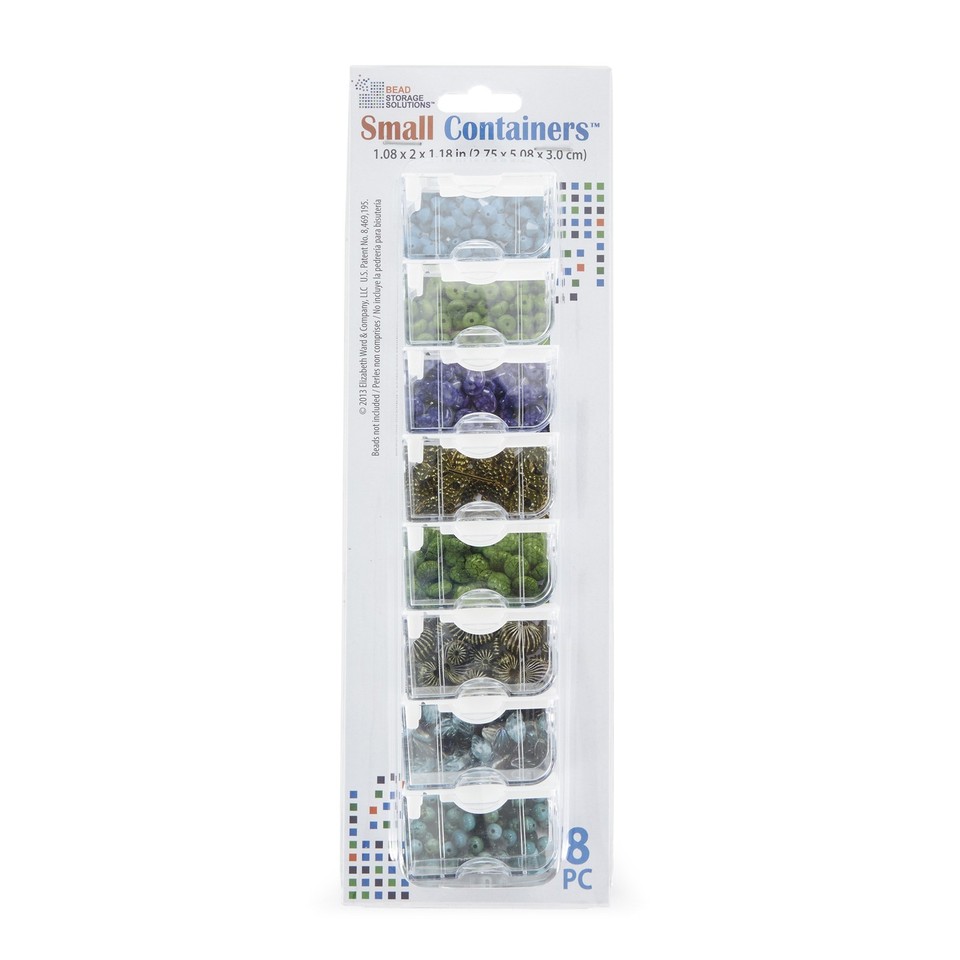 Elizabeth Ward Bead Storage Solutions 8pc Bead/Craft Supplies ...