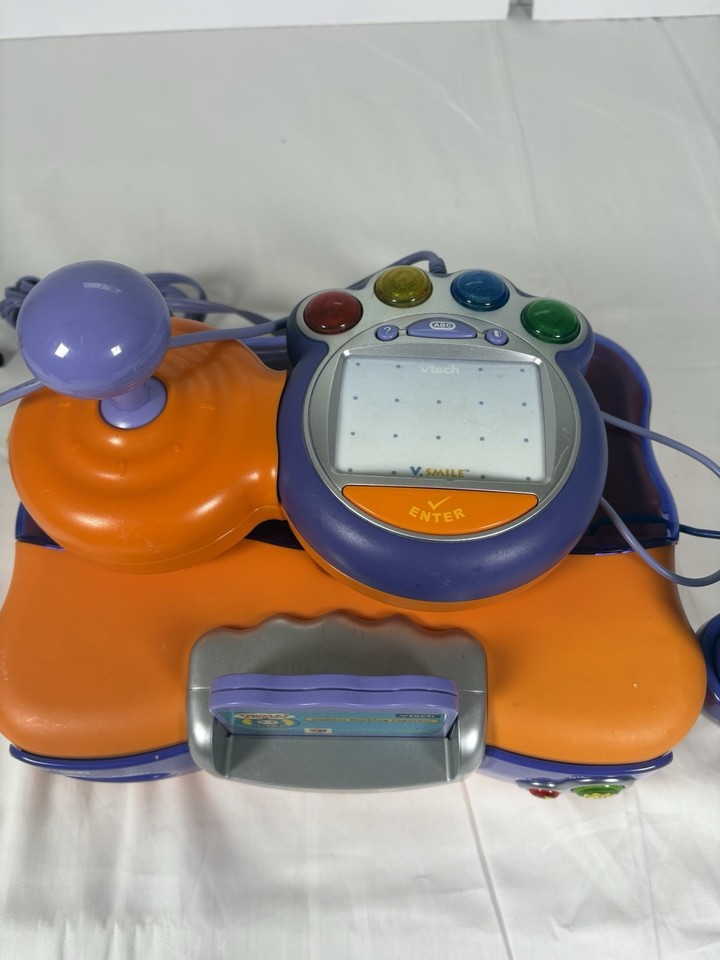 VTech V.Smile Learning System Console w/ Controller & Game Untested ...