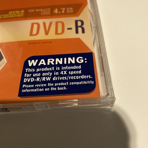 TDK DVD-R 4.7GB Single Sided Disc - Electronics - Sealed - Free ...