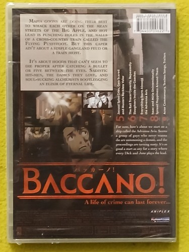 Baccano! Vol.2 Aniplex Funimation (DVD, 2009) NEW SEALED NOS OOP HTF | eBay