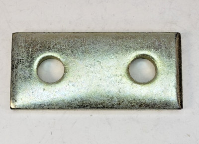 2 HOLE STRUT BRACKET FLAT PLATE FOR UNISRUT 1/2" Bolt 1-5/8" ZINC | eBay