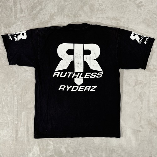 Ruthless Ryderz Motorcycle Club T Shirt Black Size Large Southern ...