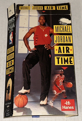 Michael Jordan Air Time Video Movie Rental Cardboard Box Only! NBA ...