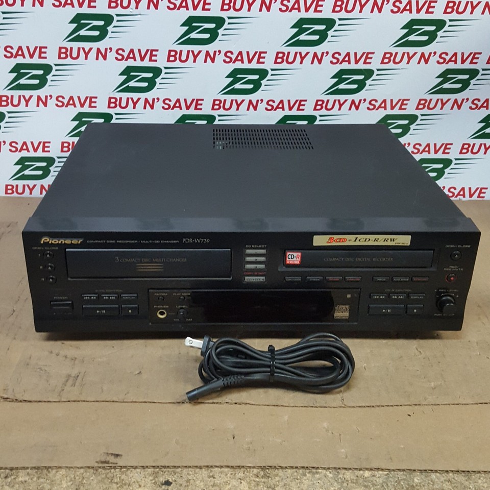 Pioneer PDR-W739 Compact Disc Recorder/Multi-CD Changer w/PwrCrd ...