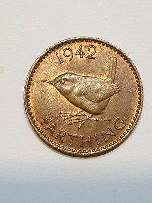 1942 british english uk farthing | eBay Australia