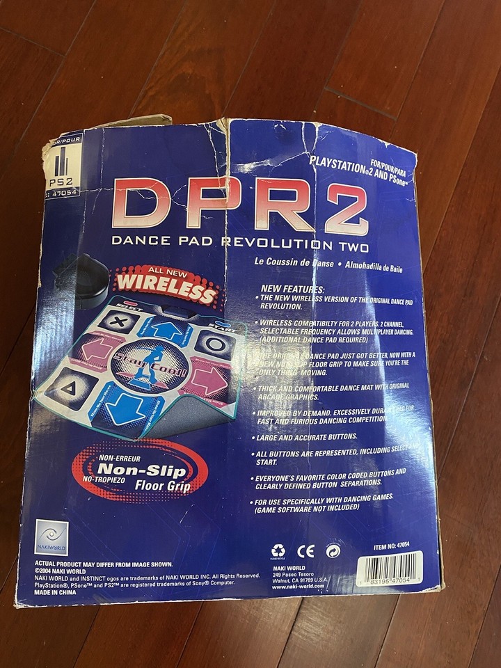 Dance Dance Revolution Game Pad Mat PlayStation PS2 - With Box | eBay