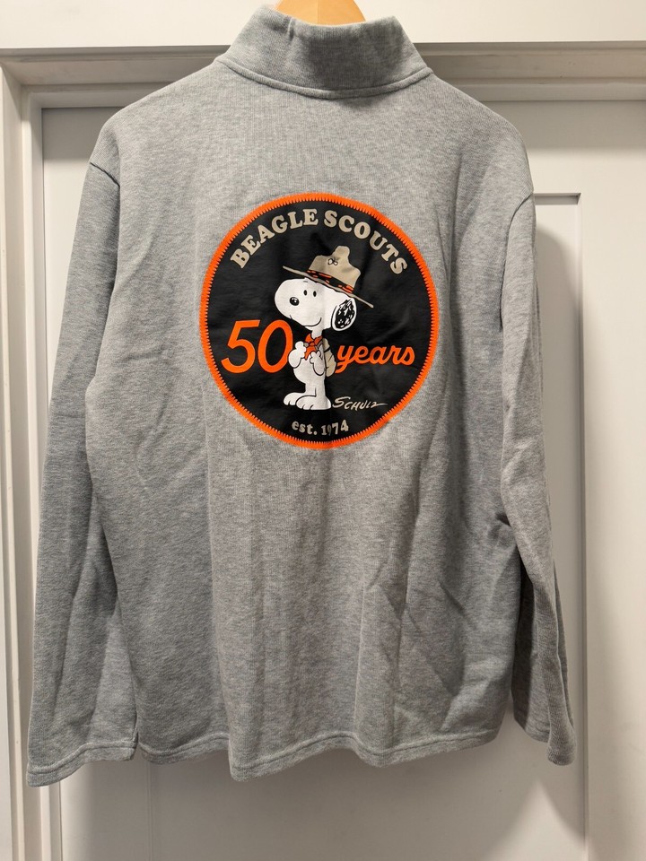 2024 San Francisco Giants Peanuts Day VIP 1/2 Zip Long Sleeve (2XL) 06 ...