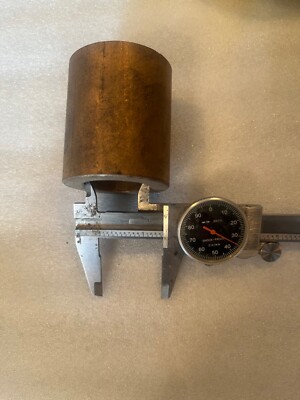 Sintered Bronze Oilite Cored Tube Stock 2 1/4”O.D. X 1 1/2” I.D. X 2-5/ ...