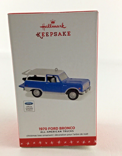 Hallmark Keepsake Ornament 1970 Ford Bronco All American Trucks #22 New ...