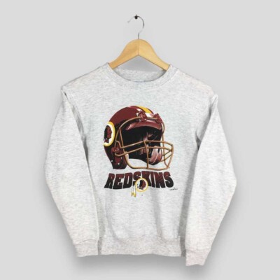 Vintage Washington Redskins NFL Sweatshirt Ash Reprint AN38252 | eBay