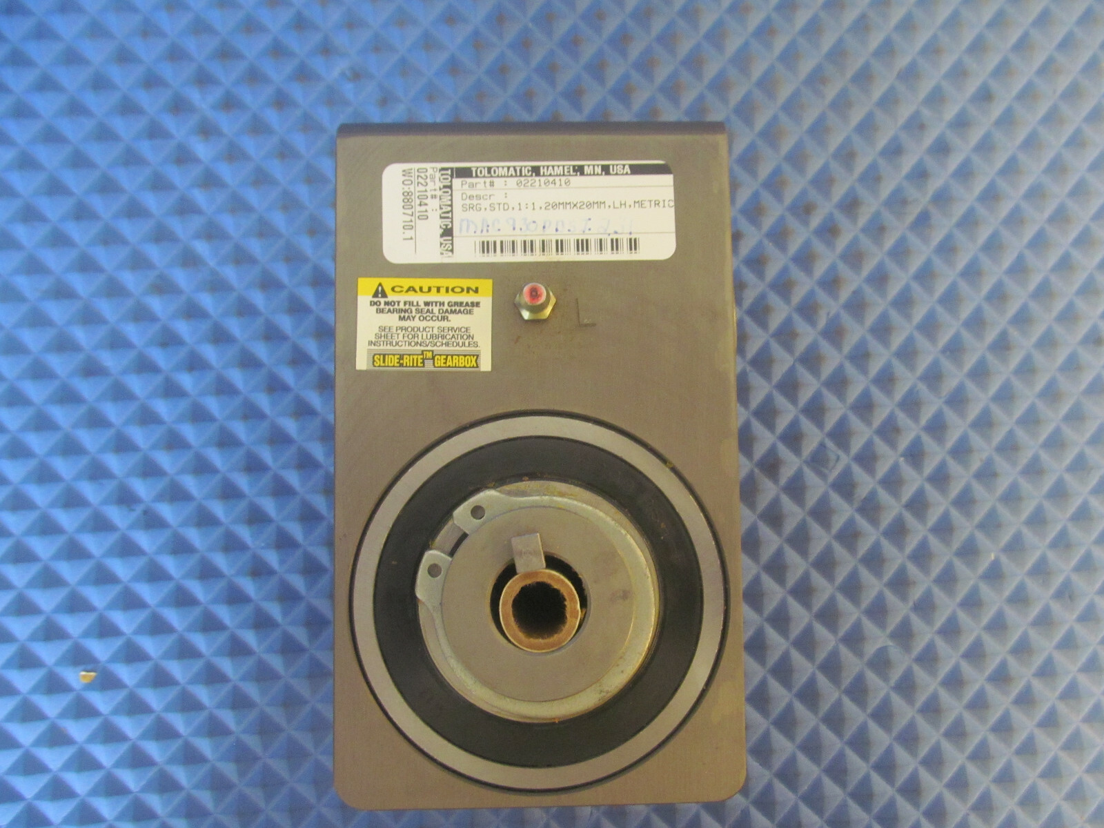 NOS Tolomatic Gearbox 02210410 SRG STD 1:1 20MM X 20MM LH | eBay