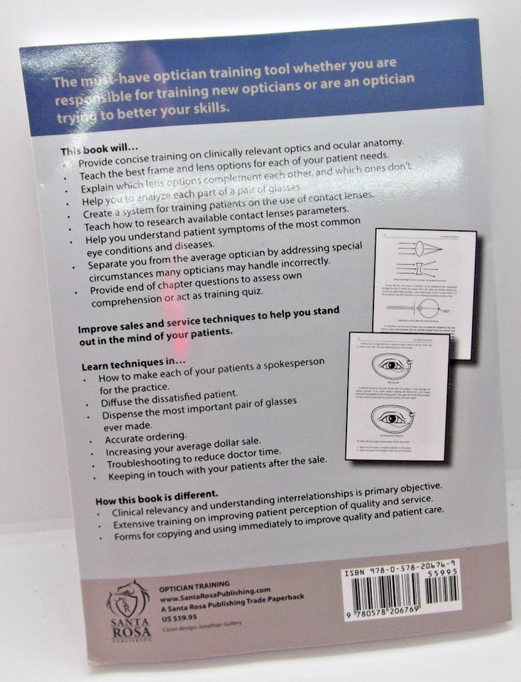 The Optician Training Manual - 2nd Edition by David McCleary Become a ...