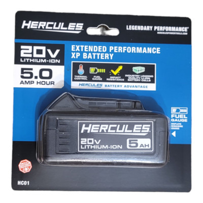 HERCULES 20V 5 Ah Extended Performance Lithium-Ion Battery | eBay