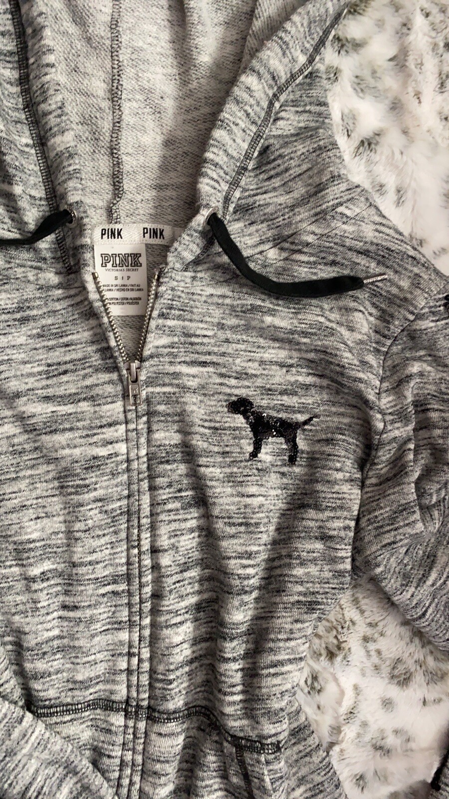 Victoria’s Secret PINK Bling Sequence Hoodie Sweatshi… - Gem