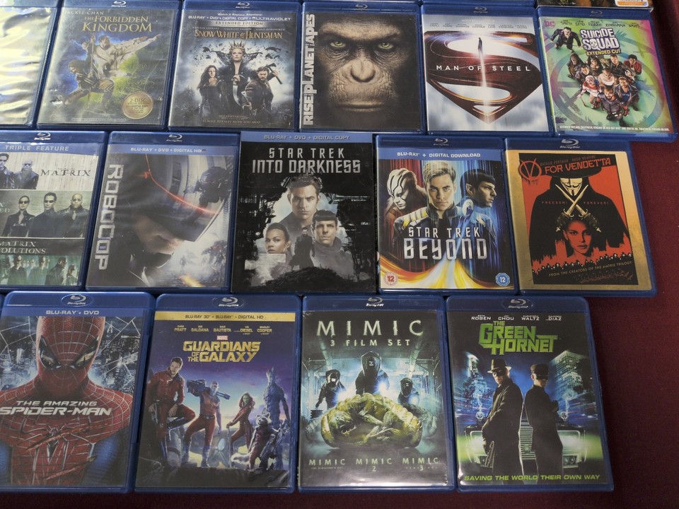 Lot of 37 Assorted Blu Ray Movies - Free Shipping | eBay