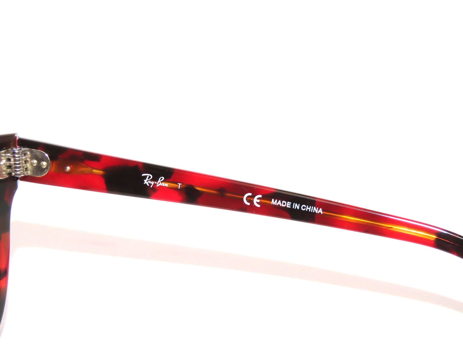 Ray Ban Meteor 5377 5911 50 Transparent Red On Havana Eyeglasses Rayban ...