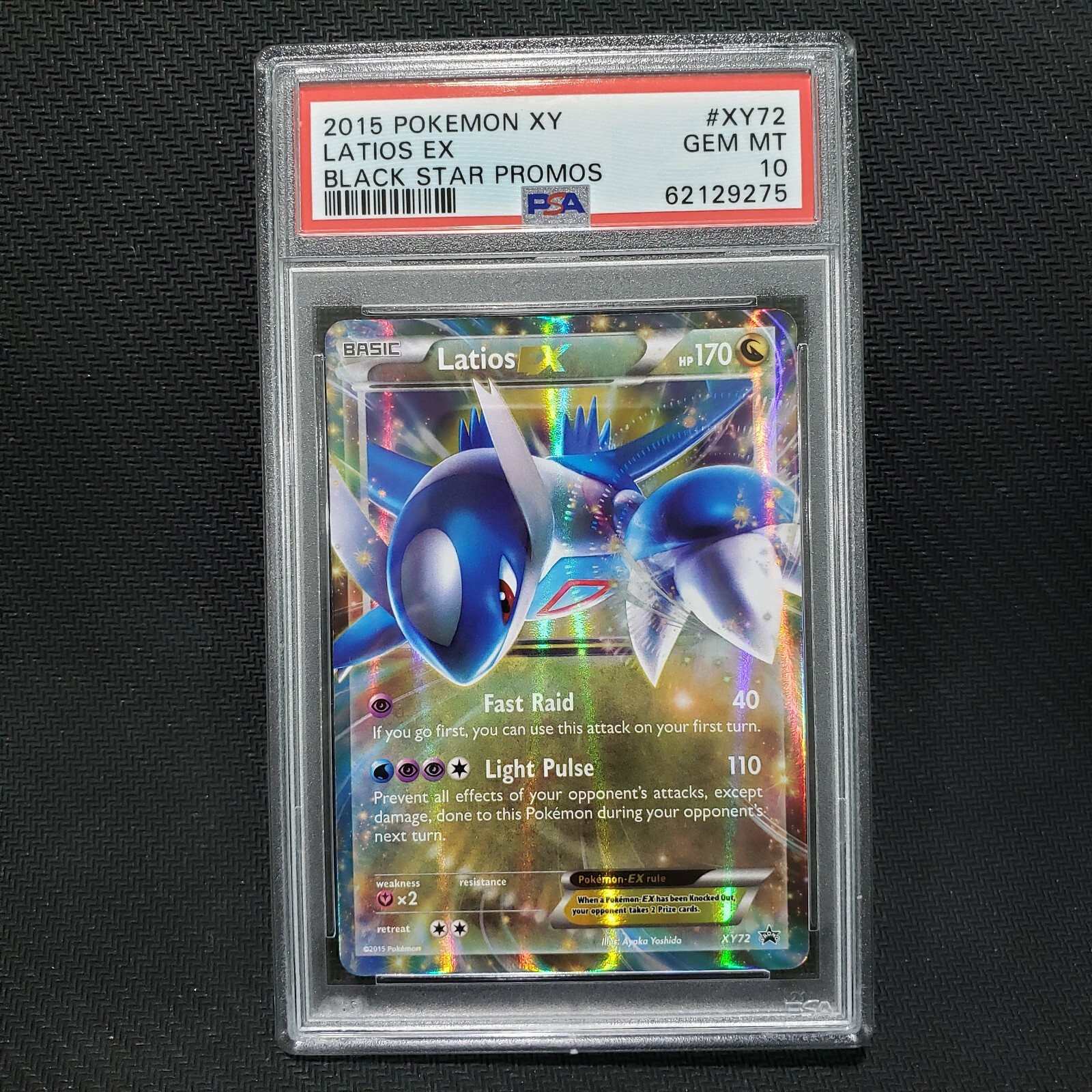 2015 Pokemon: LATIOS EX XY72 - [Black Star Promo] - Gem Mint - PSA 10 💎 ...