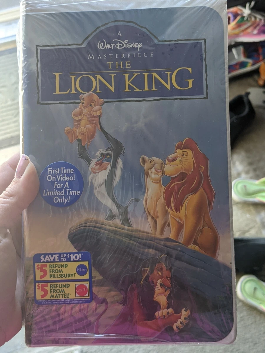 The Lion King Masterpiece Collection VHS 1995, 54% OFF