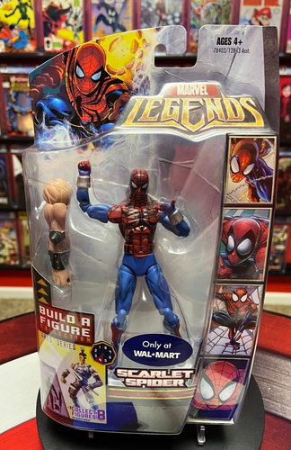 SCARLET SPIDER Marvel Legends ARES BAF Walmart exclusive action figure ...