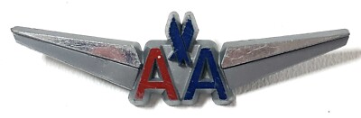 Vintage Plastic 1970s American Airlines Childs Captain Pilots Wings Pin ...
