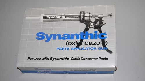 SYNTEX SYNANTHIC OXFENDAZOLE CATTLE DEWORMER PASTE APPLICATOR GUN | eBay