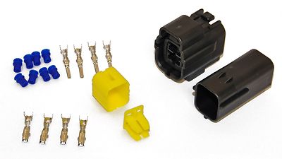 4 Way/Pin Car Auto Waterproof Wiring Cable Electrical Multi Connectors ...