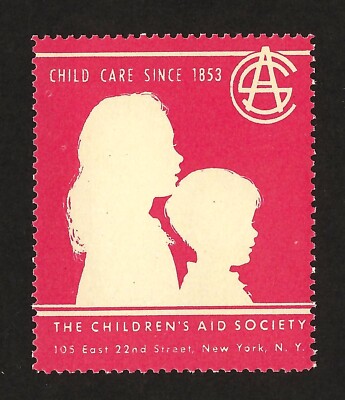 Children's Aid Society Charity Stamp - New York | eBay