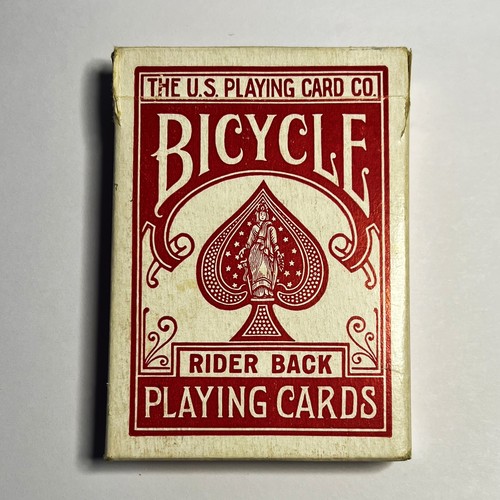 Vintage 808 Bicycle Rider Back Playing Cards Red Complete with 2 Jokers ...