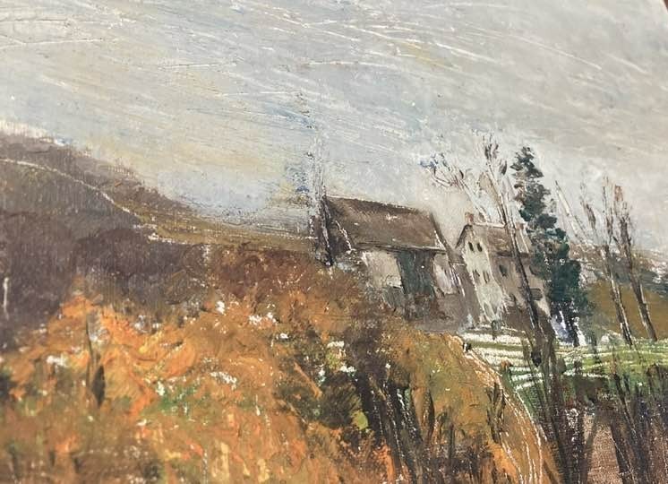 Impressionist Landscape Oil Painting Phoebe Howell Taylor WPA National ...