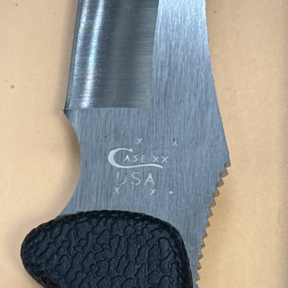 Case xx Caliber Hunter Ridgeback Fixed Blade Knife Zytel Stainless Rare ...